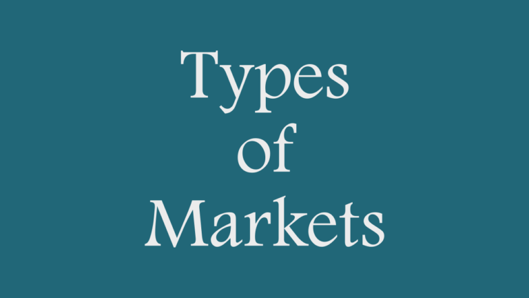Types of Market
